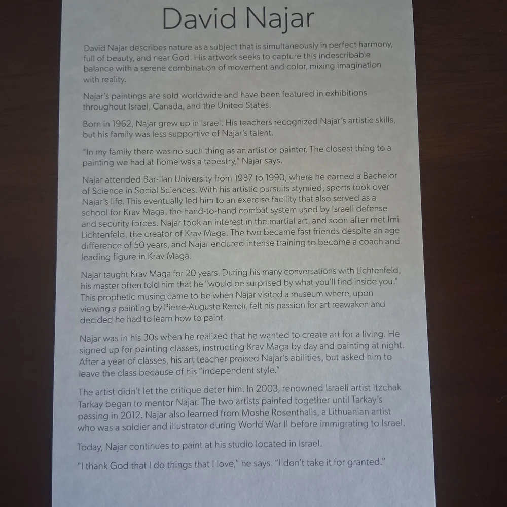 David Najar | Art | David Najar Nwot Rural Home Art Print Coa Pink Blue ...